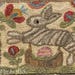 Fraktur Cottontail- A Rhonda Thomas Original Primitive Rug Hooking ...