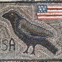Rhonda’s Valentine’s Flowera - A Rhonda Thomas Original Primitive Rug ...