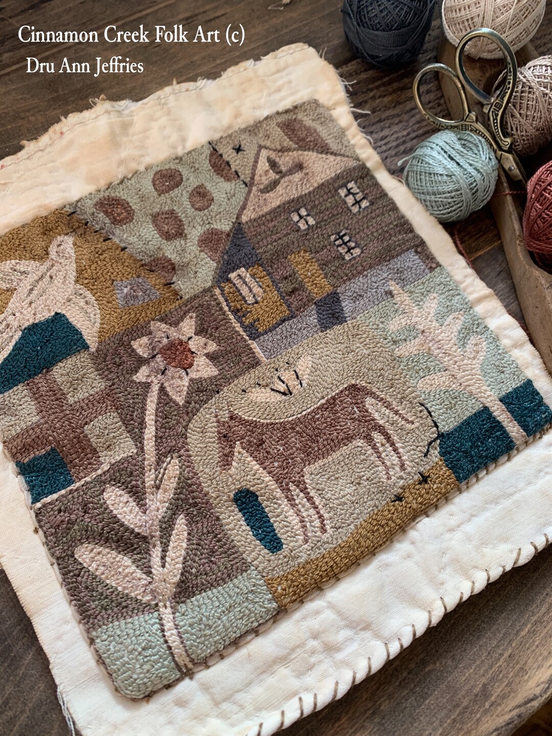 Ezra's Farm (small Pattern), Design by Dru Ann Jeffries of Cinnamon ...