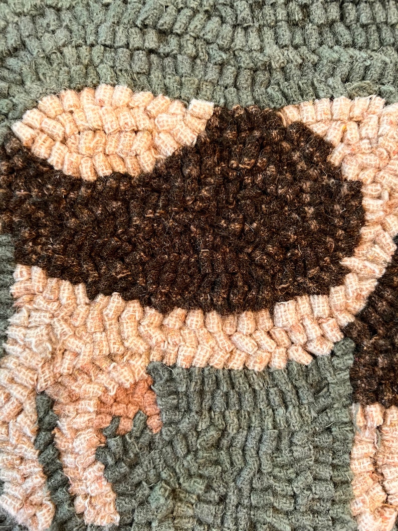 Star Rug Company Antique Cow Small Rug Hooking Pattern - Etsy