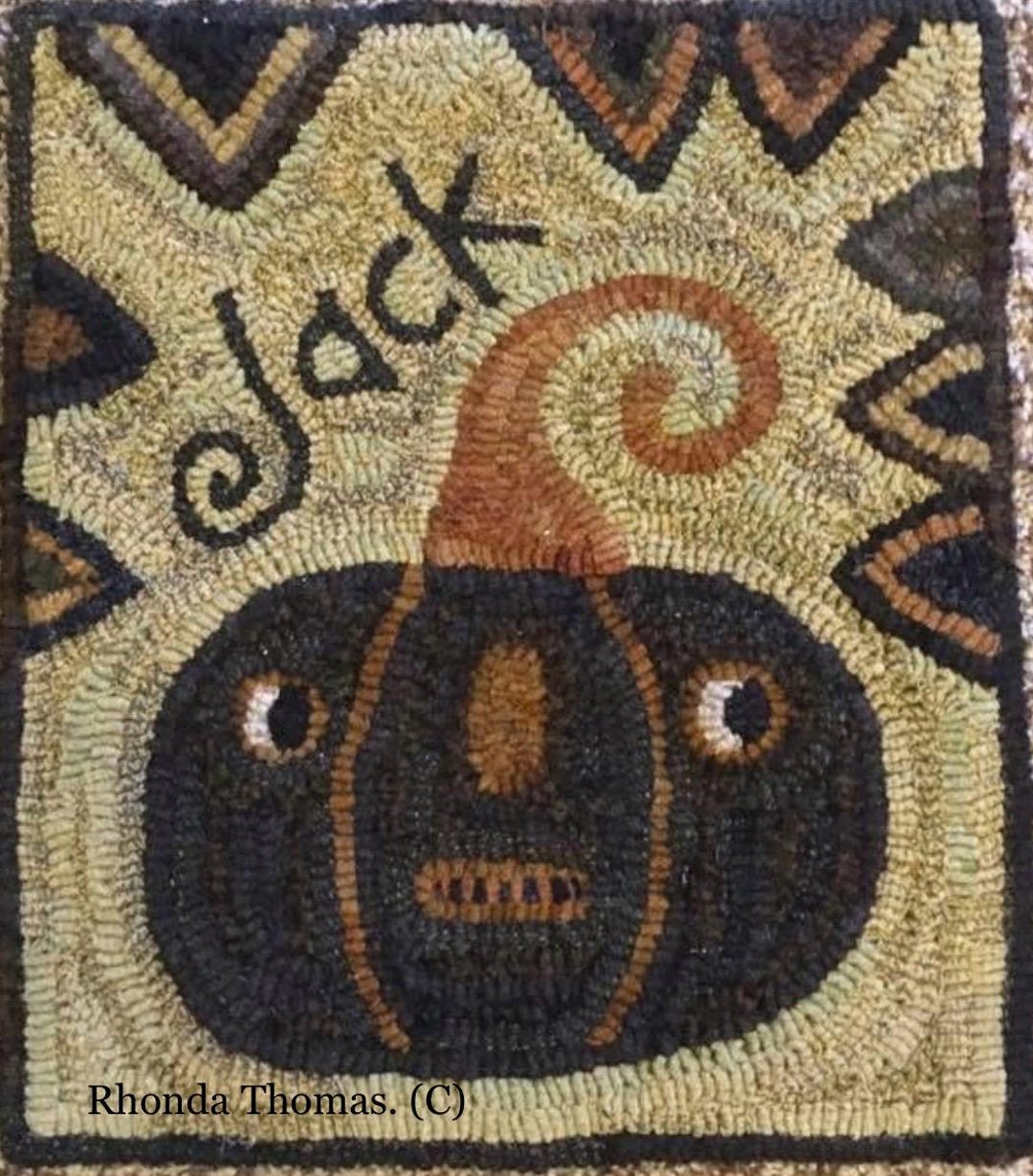 Jack - A Rhonda Thomas Original Primitive Rug Hooking Pattern Offered ...