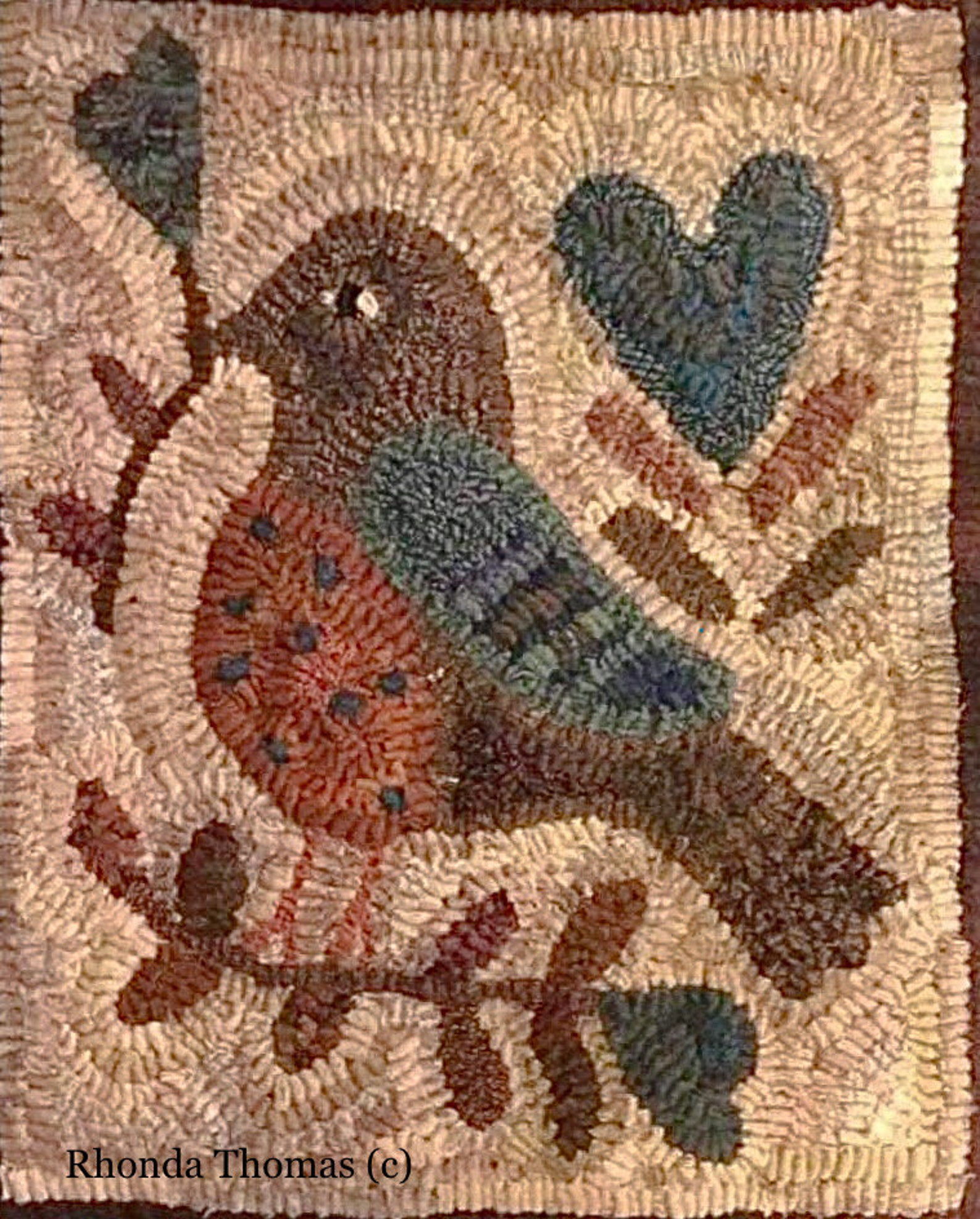 Sweet Spring - A Rhonda Thomas Original Primitive Rug Hooking Pattern ...
