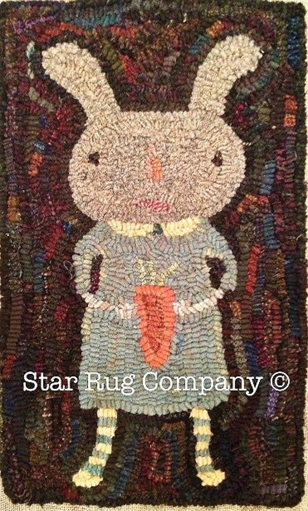 Star Rug Company ~ Little Betty Boo ~primitive Rug Hooking Pattern - Etsy