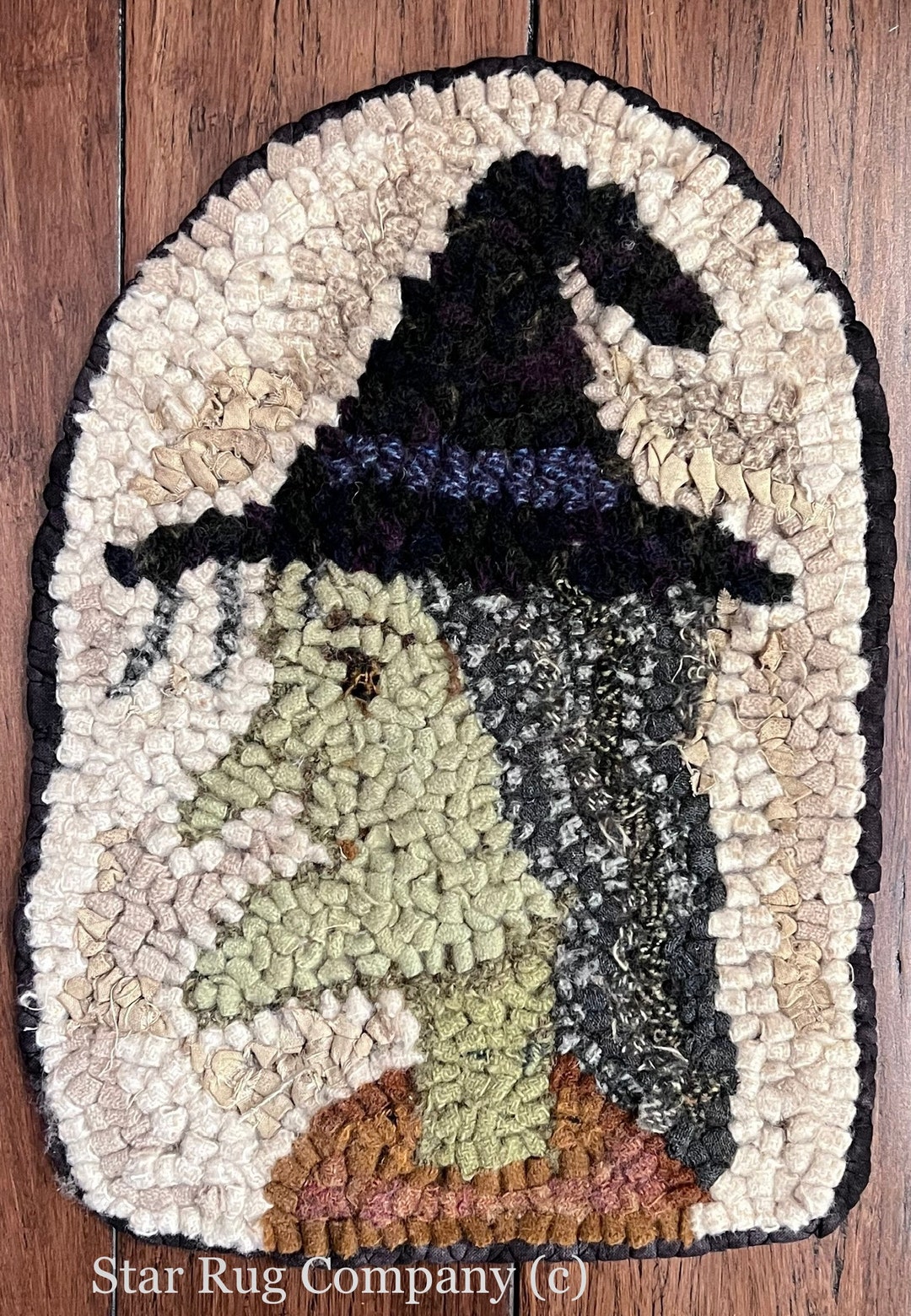 Star Rug Company ~ Small Witch - Rug Hooking Pattern - Etsy