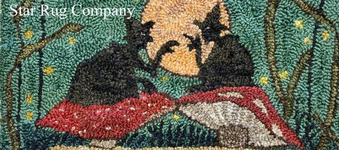 Star Rug Company ~ Swampy Witches Rug Hooking Pattern - Etsy