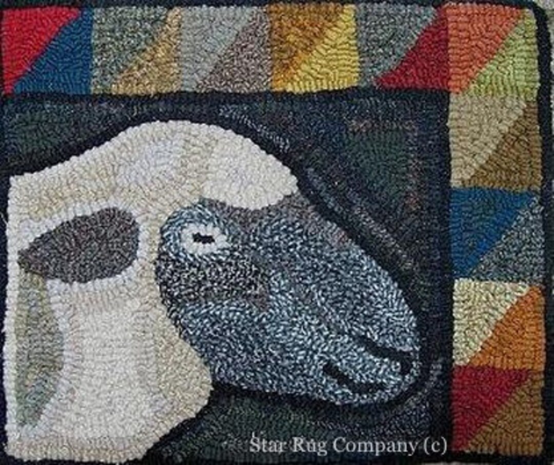 Star Rug Company ~ Triangle Sheep Hooking Pattern - Etsy