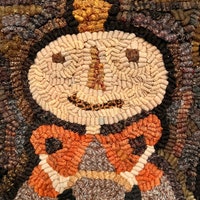 Rhonda’s Valentine’s Flowera - A Rhonda Thomas Original Primitive Rug ...