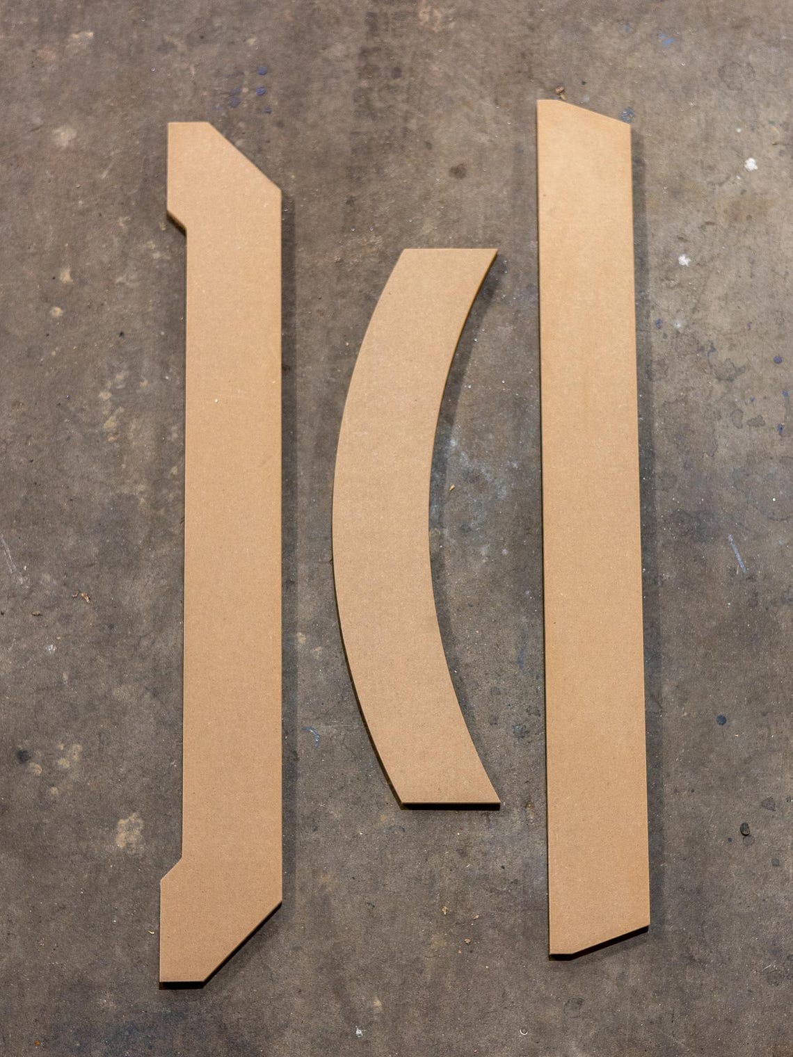 Curved Trestle Base Dining Table Templates - Etsy