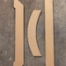 Curved Trestle Base Dining Table Templates - Etsy