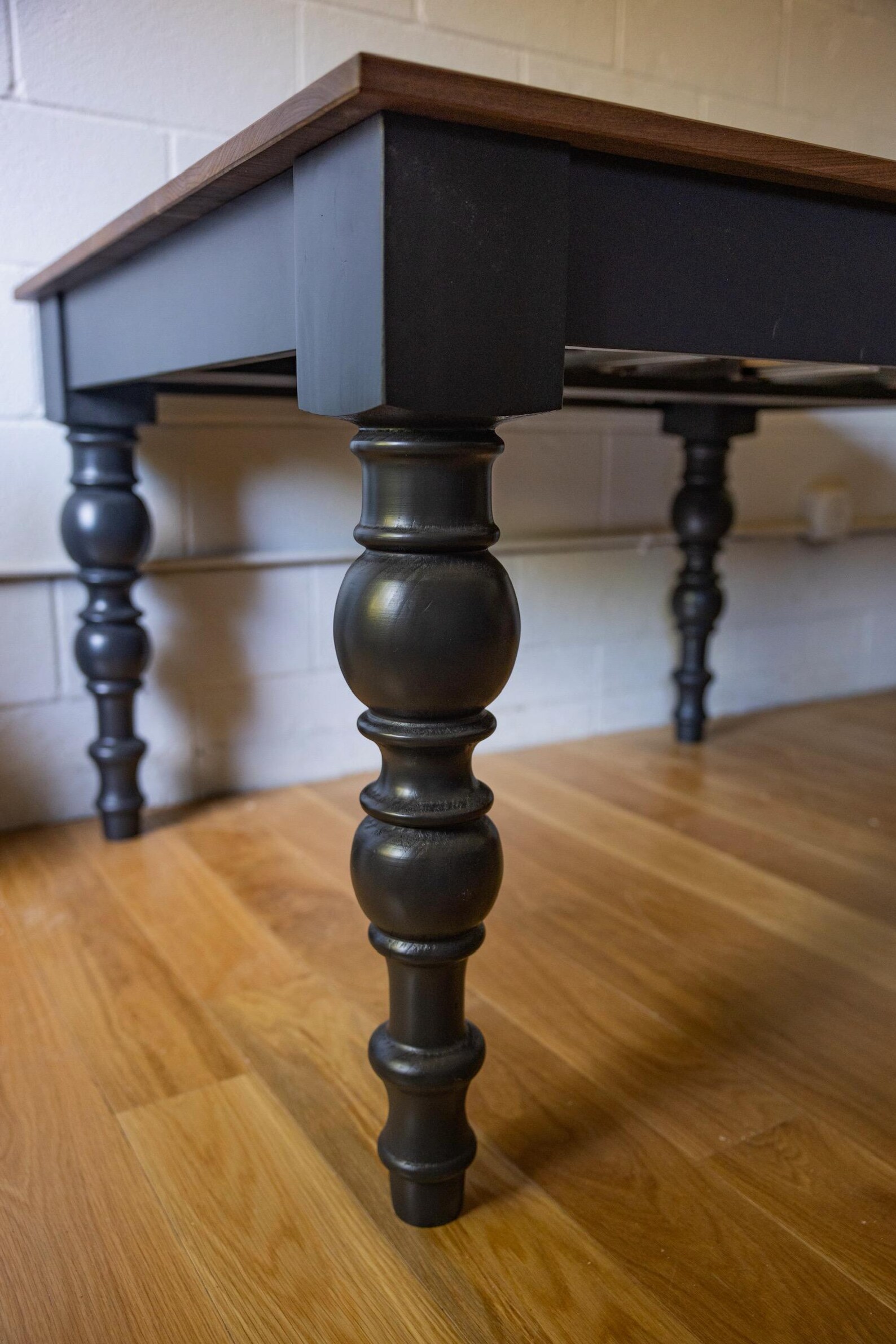 Wooden Spindle Dining Legs, Set of 4 Unfinished Table Legs, Wood Table ...