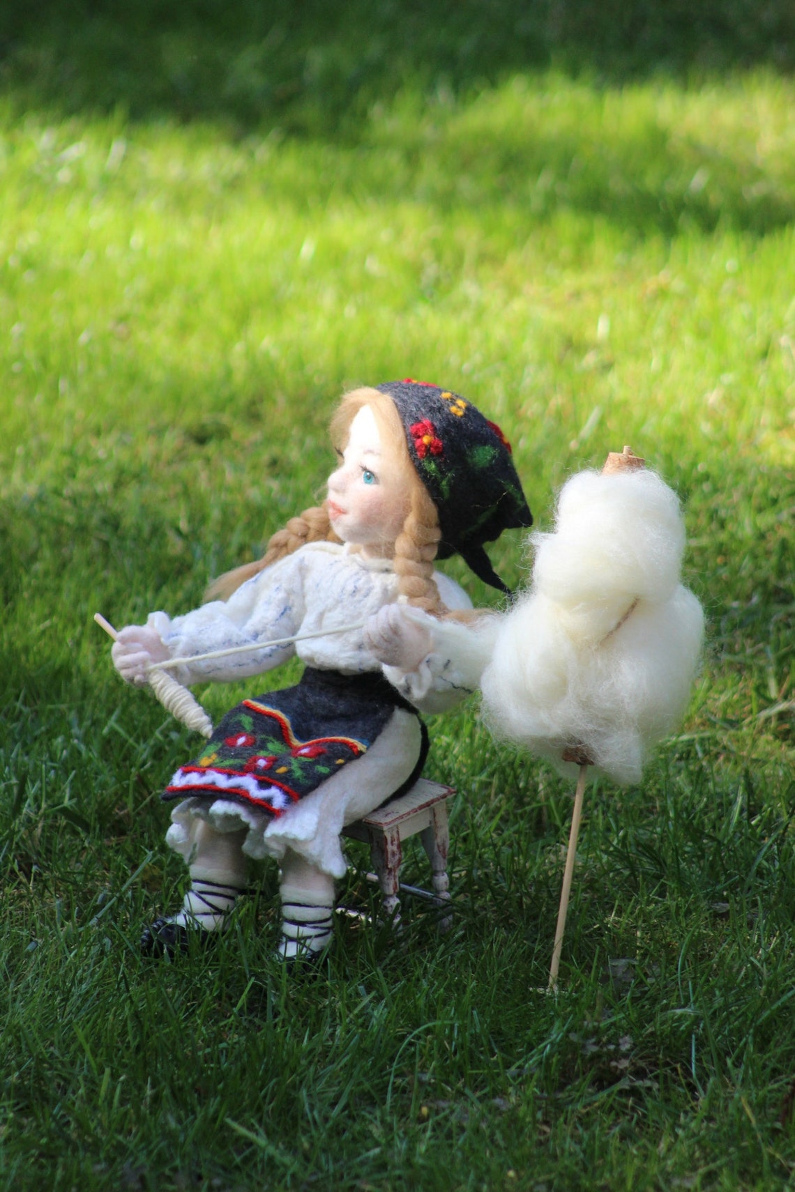 Ileana - Felted Doll - Felted Art Dolls - Felted Art - Needle Felted ...