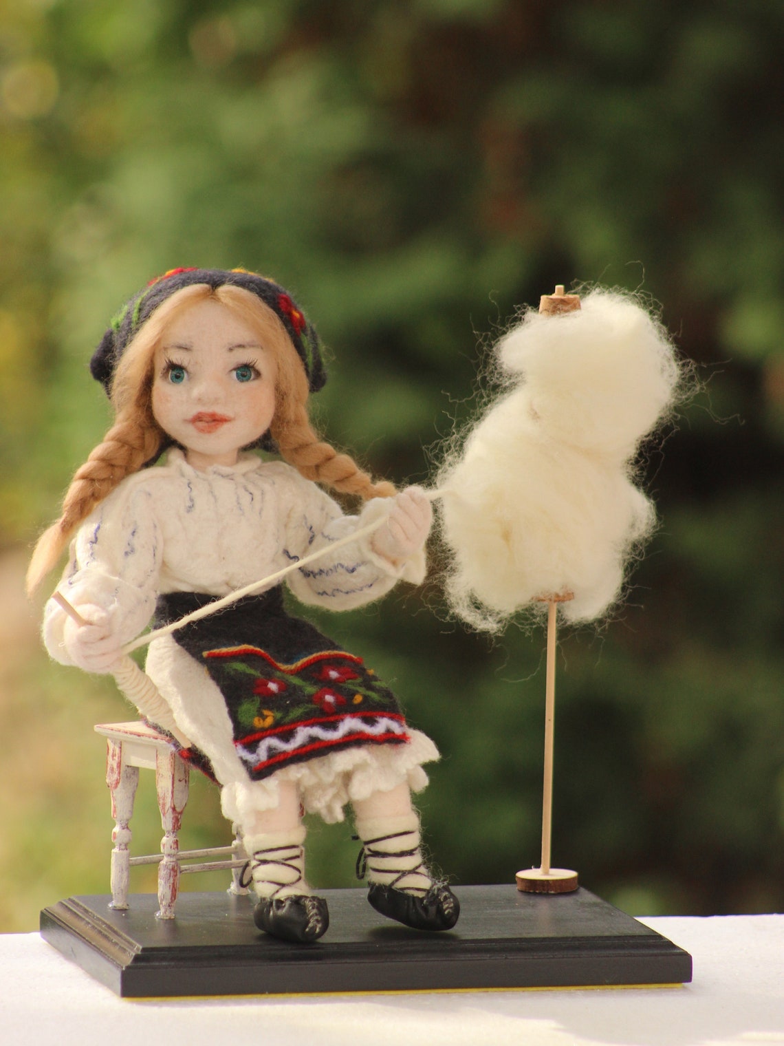 Ileana - Felted Doll - Felted Art Dolls - Felted Art - Needle Felted ...