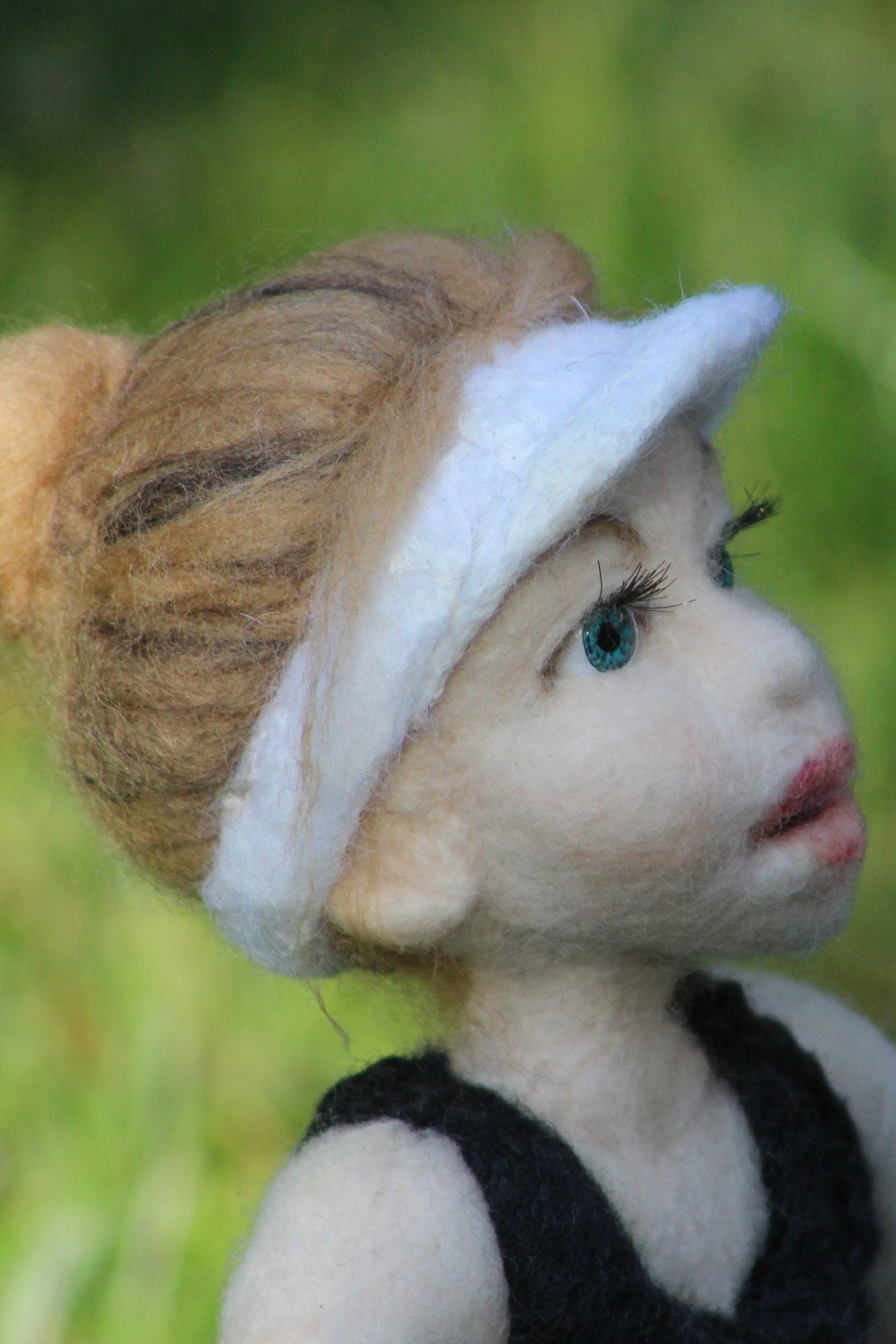 Simona Felted Doll Felted Art Dolls Felted Art Needle Felted Doll Ooak ...