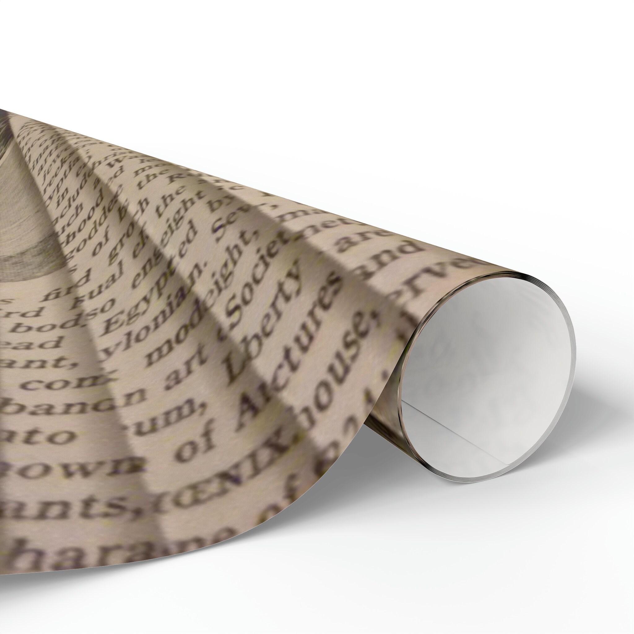 Folded Book Pages Wrapping Paper - Etsy