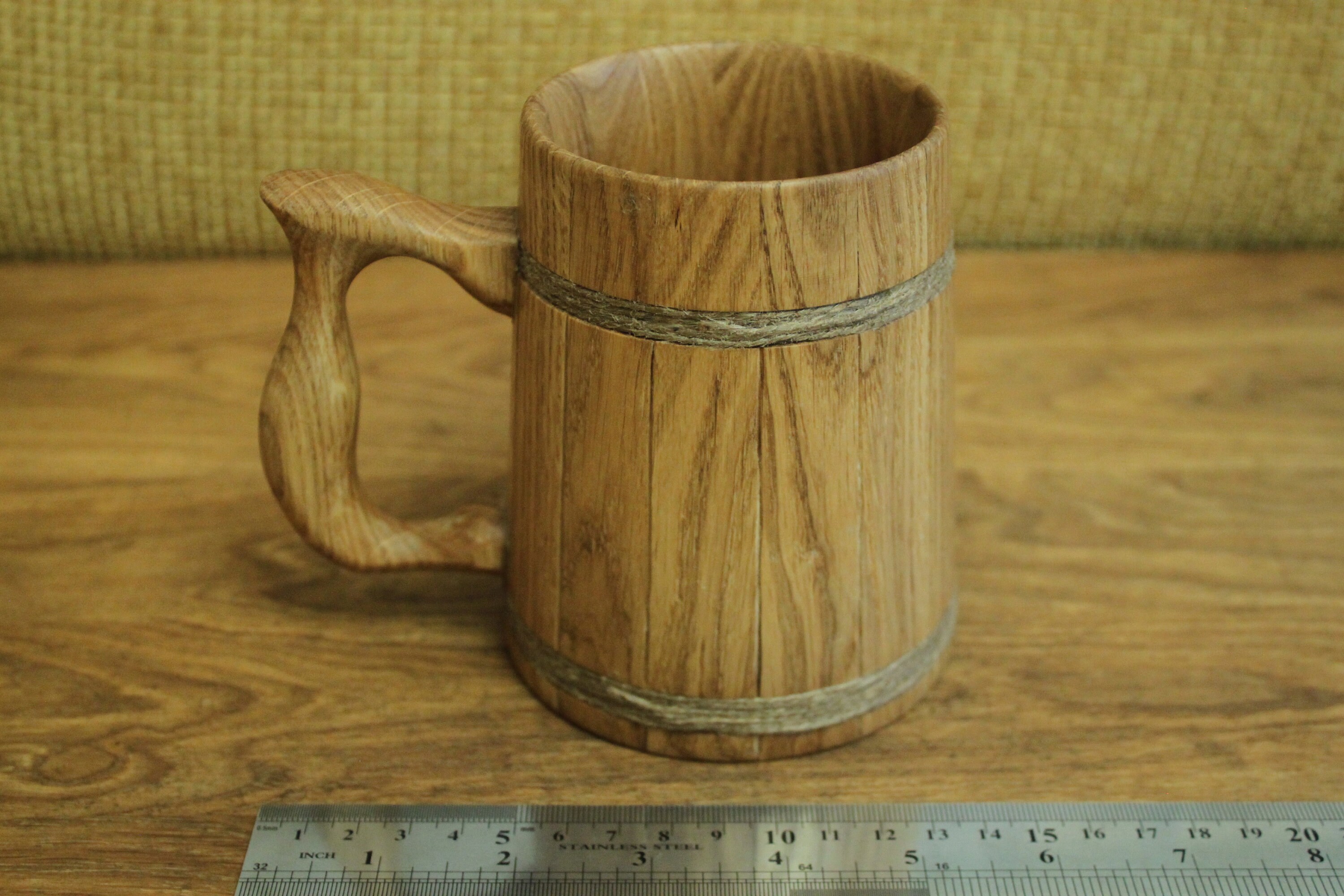 Viking Ale cup. Oaken beer mug. Wooden Beer cup. Hand made | Etsy