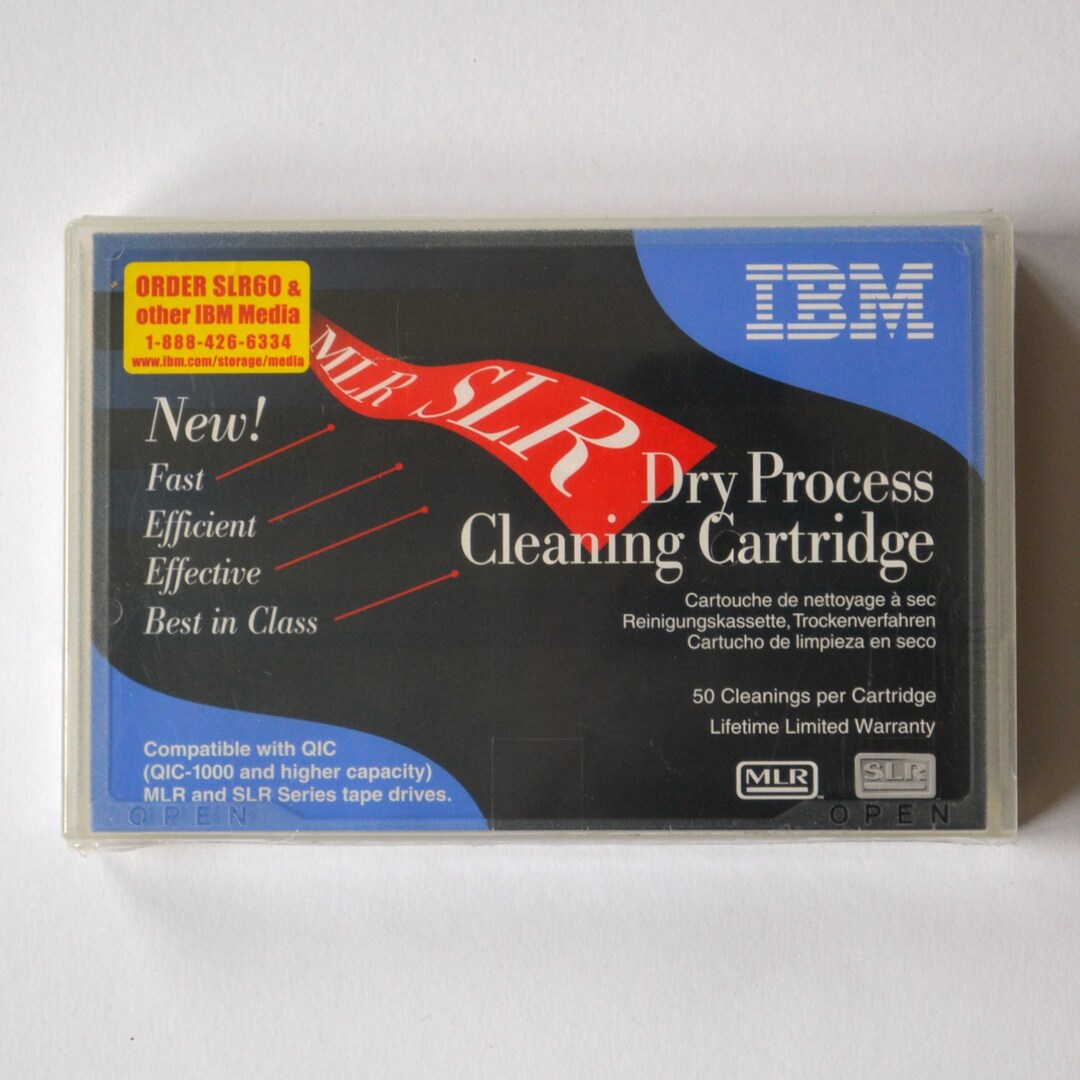 Vintage IBM MLR SLR Dry Process Cleaning Cartridge Nos Deadstock Sealed ...