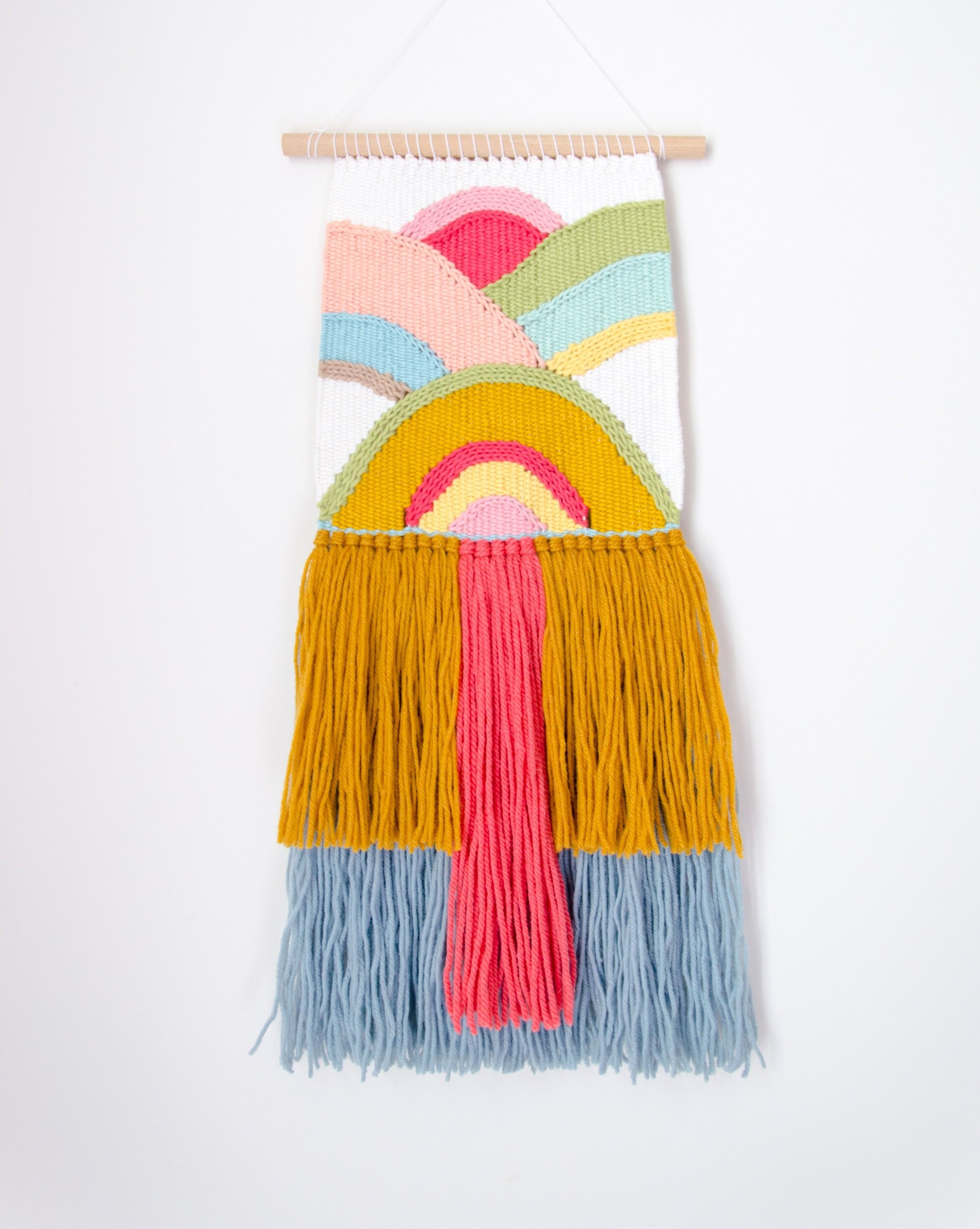 Handwoven Colorful Wall Hanging - Etsy