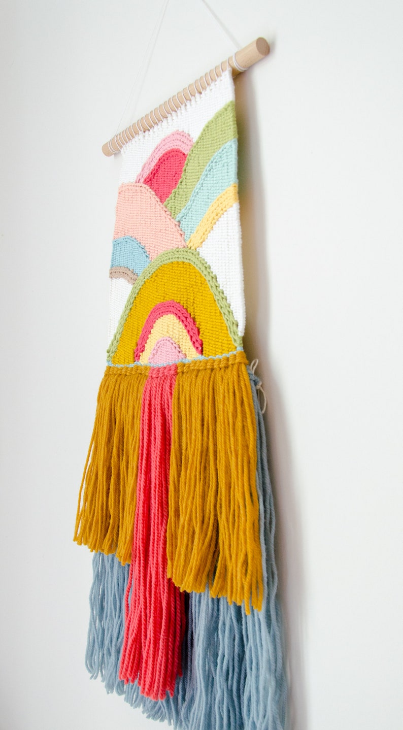 Handwoven Colorful Wall Hanging - Etsy