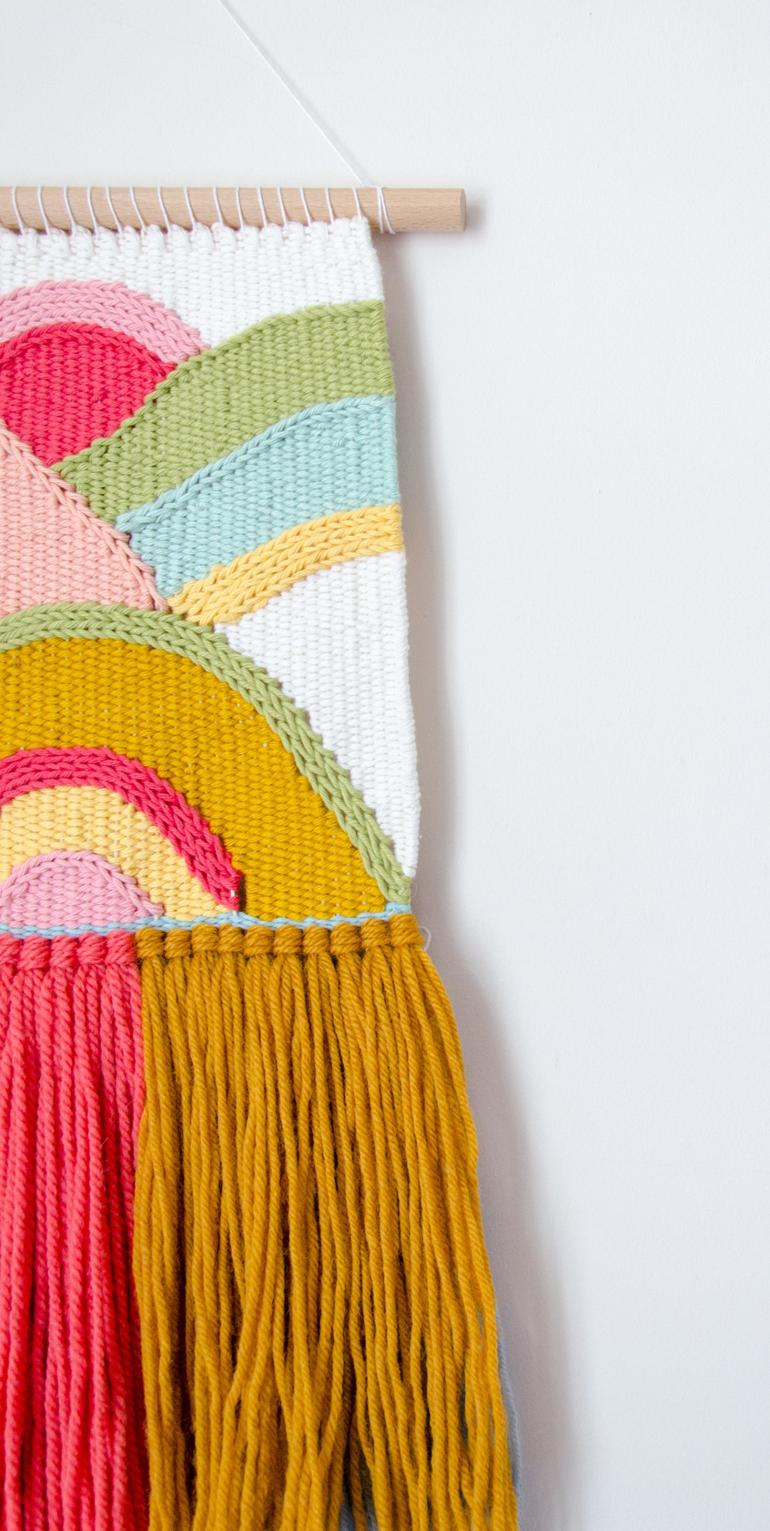 Handwoven Colorful Wall Hanging - Etsy