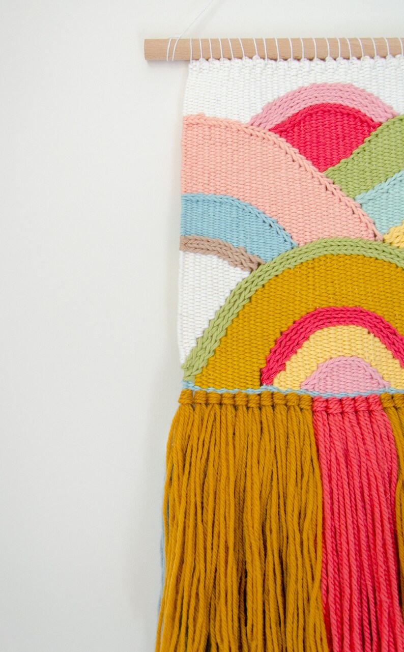 Handwoven Colorful Wall Hanging - Etsy