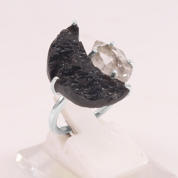 Rough Stone Ring - Etsy