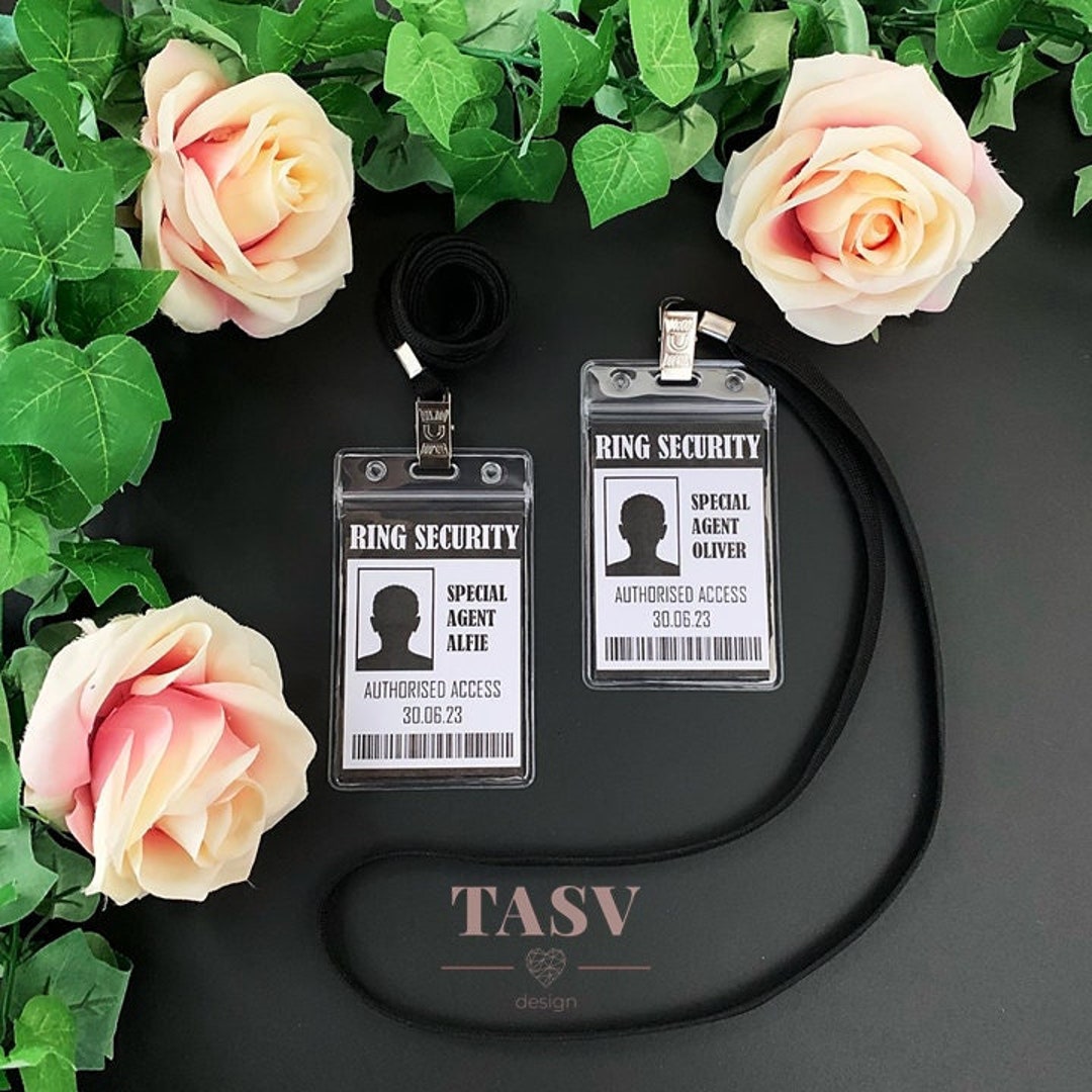 Wedding Ring Security Lanyard With Photo - Etsy UK