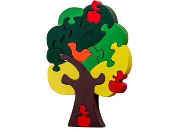 Wooden Tree Puzzle - Etsy