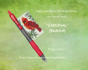 Cardinal Pen Wrap | Etsy