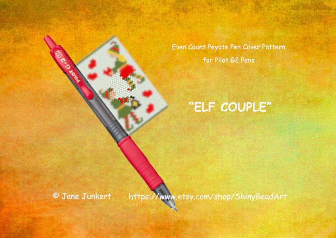 ELF COUPLE / Fairy Couple / Pen Cover Pattern for Pilot G2 Pens / Pdf ...