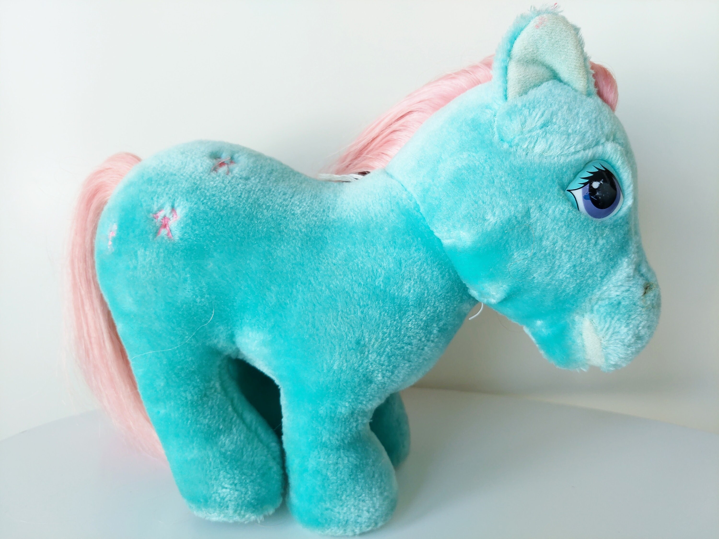 Vintage G1 My Little Pony Plush Bowtie 80s Hasbro MLP Softies - Etsy