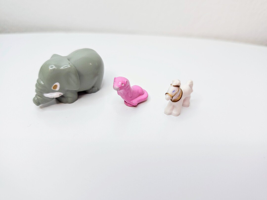 Vintage Polly Pocket Replacement Playset Animals, Bluebird Toys ...