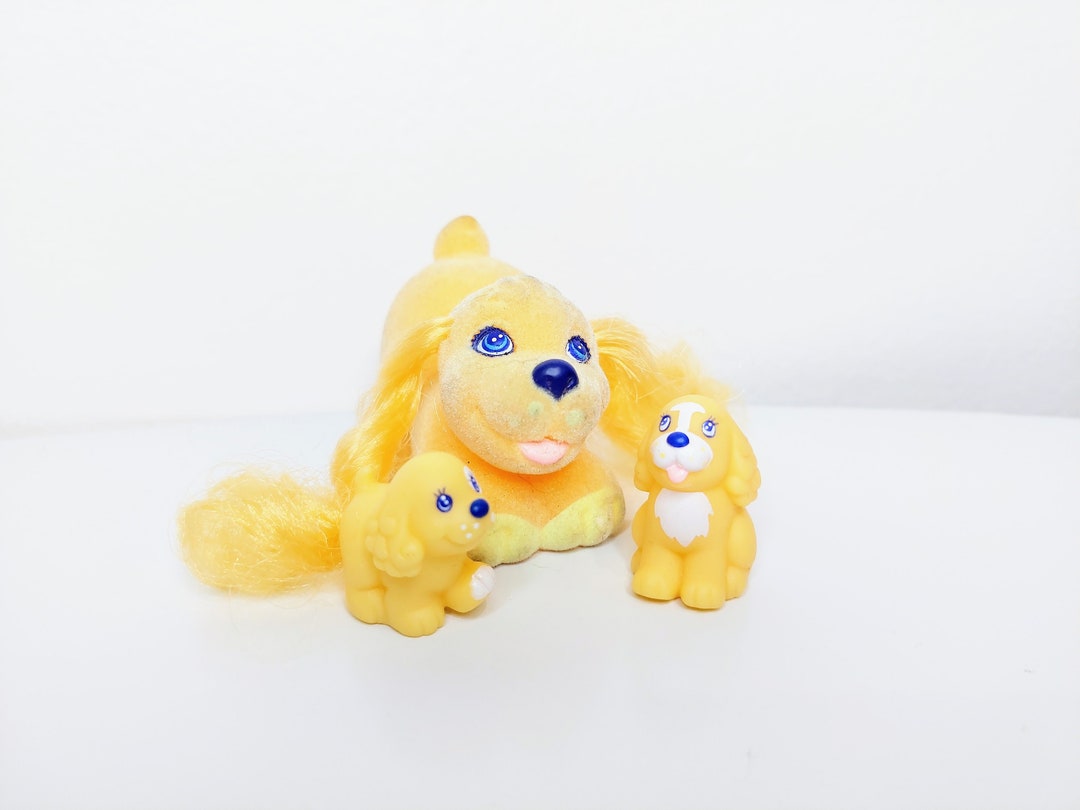 Vintage My Little Pony Li'l Litters Puppy Family Sweet Spaniels, G1 My ...