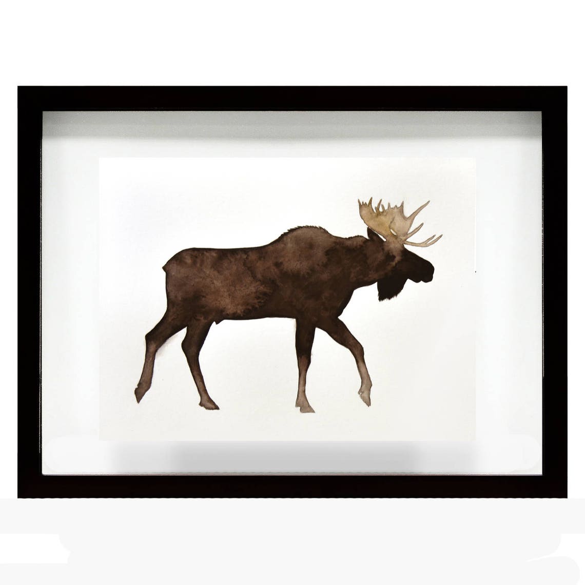 Watercolor Moose, Digital Print 4x6, 5x7, 8x10 - Etsy