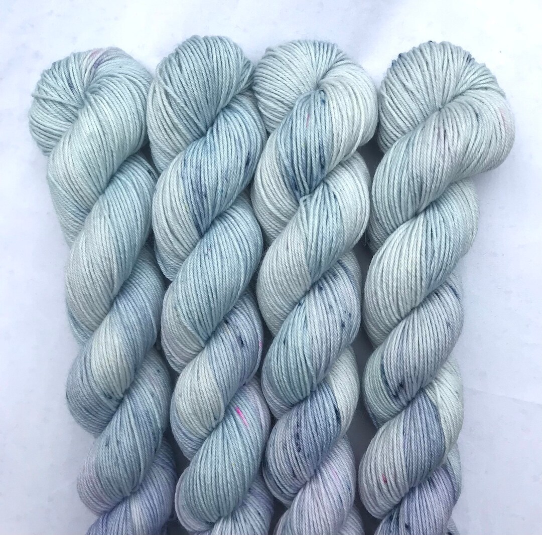 Elemental: Air - 50g Skein - Hand Dyed - 75/25 Merino/nylon - Sock Yarn ...