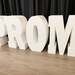 30 Tall Large PROM Table Base Foam Letters 8 Deep Letters Party Decor ...