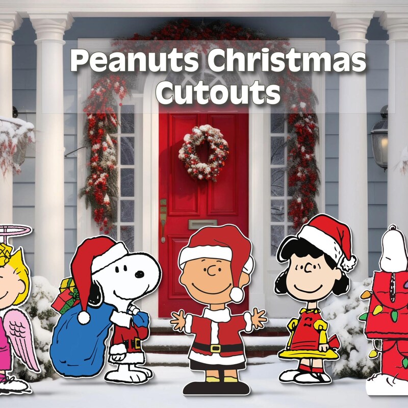 Snoopy Peanuts Cutouts - Etsy