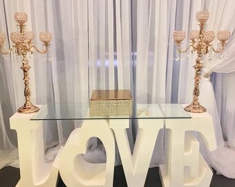 30 Tall Large PROM Table Base Foam Letters - Etsy