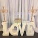 30 Tall Large LOVE Table Base Foam Letters 8 Deep Letters Wedding ...