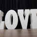 30 Tall Large LOVE Table Base Foam Letters 8 Deep Letters Wedding ...