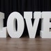 30 Tall Large LOVE Table Base Foam Letters 8 Deep Letters Wedding ...