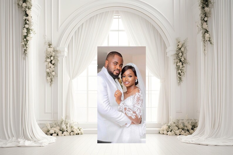 Custom Wedding Photo Board | Waterproof Coroplast Backdrop - Etsy
