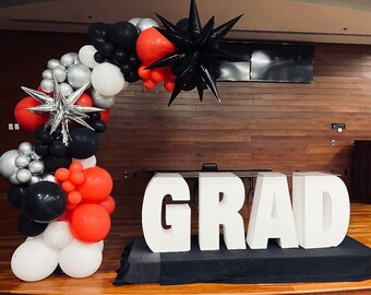 Large Foam Letters GRAD Party Graduation Table Base - Etsy