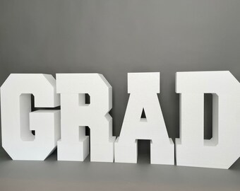 Grad Letters Table Base Graduation Events - Etsy