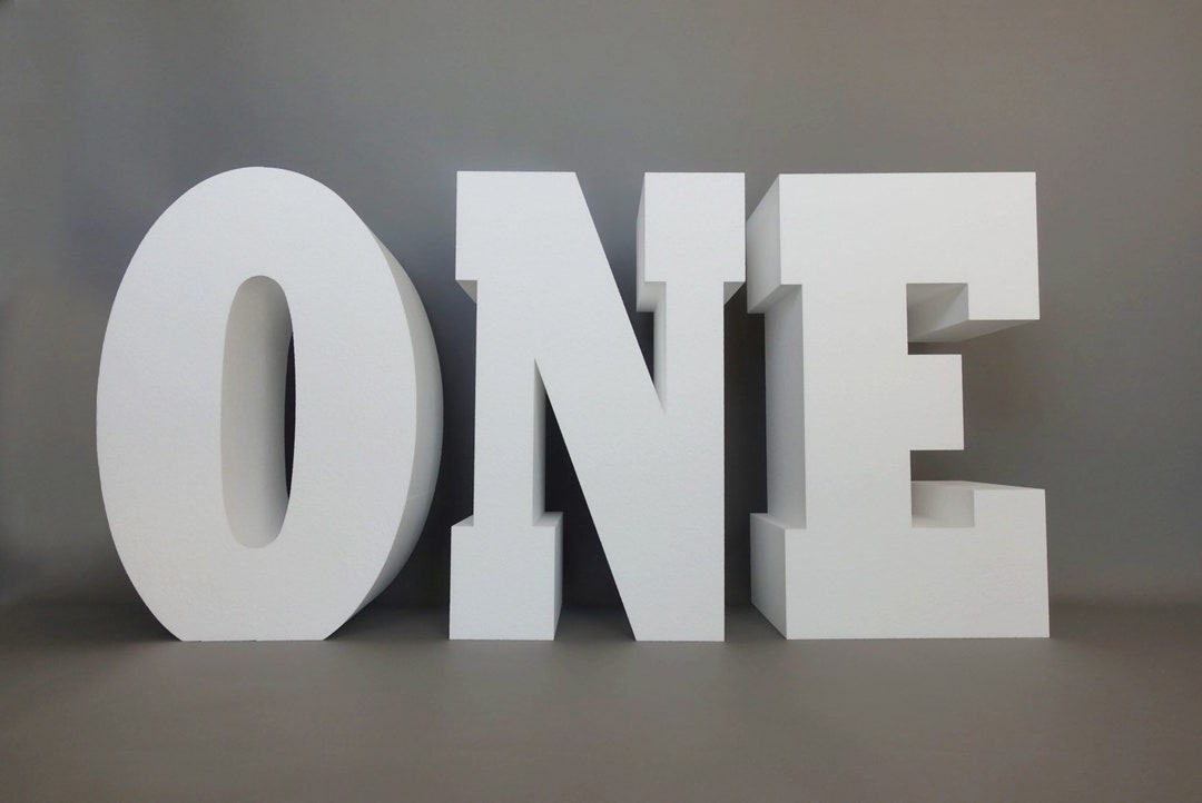 30 Tall ONE Table Base Foam Numbers First Birthday 1st Birthday ...