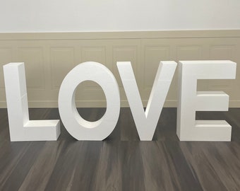 Large GRAD Table Base Foam Letters 30 Tall and 8 Deep - Etsy