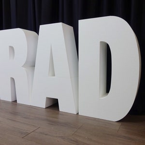 Large GRAD Table Base Foam Letters GRAD Party Decor Party Decorations ...