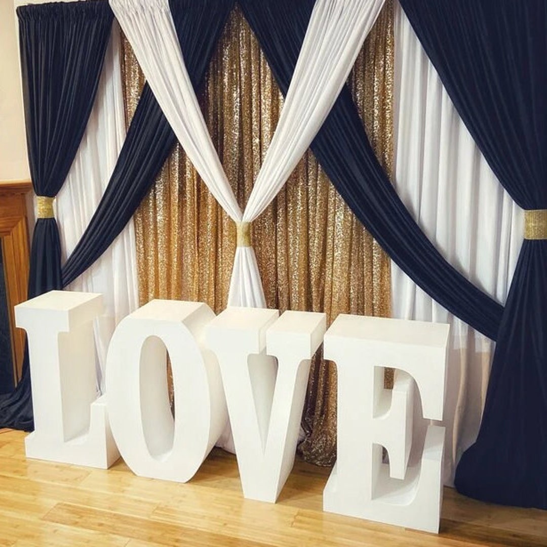 30 Tall Large LOVE Table Base Foam Letters 8 Deep Letters Wedding ...
