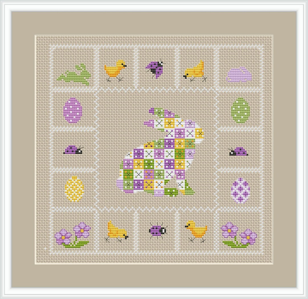 Embroidery Pattern "easter " Cross Stitch PDF - Etsy