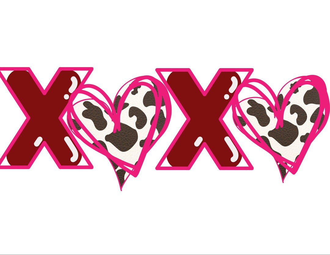 Heart Xoxo Png - Etsy