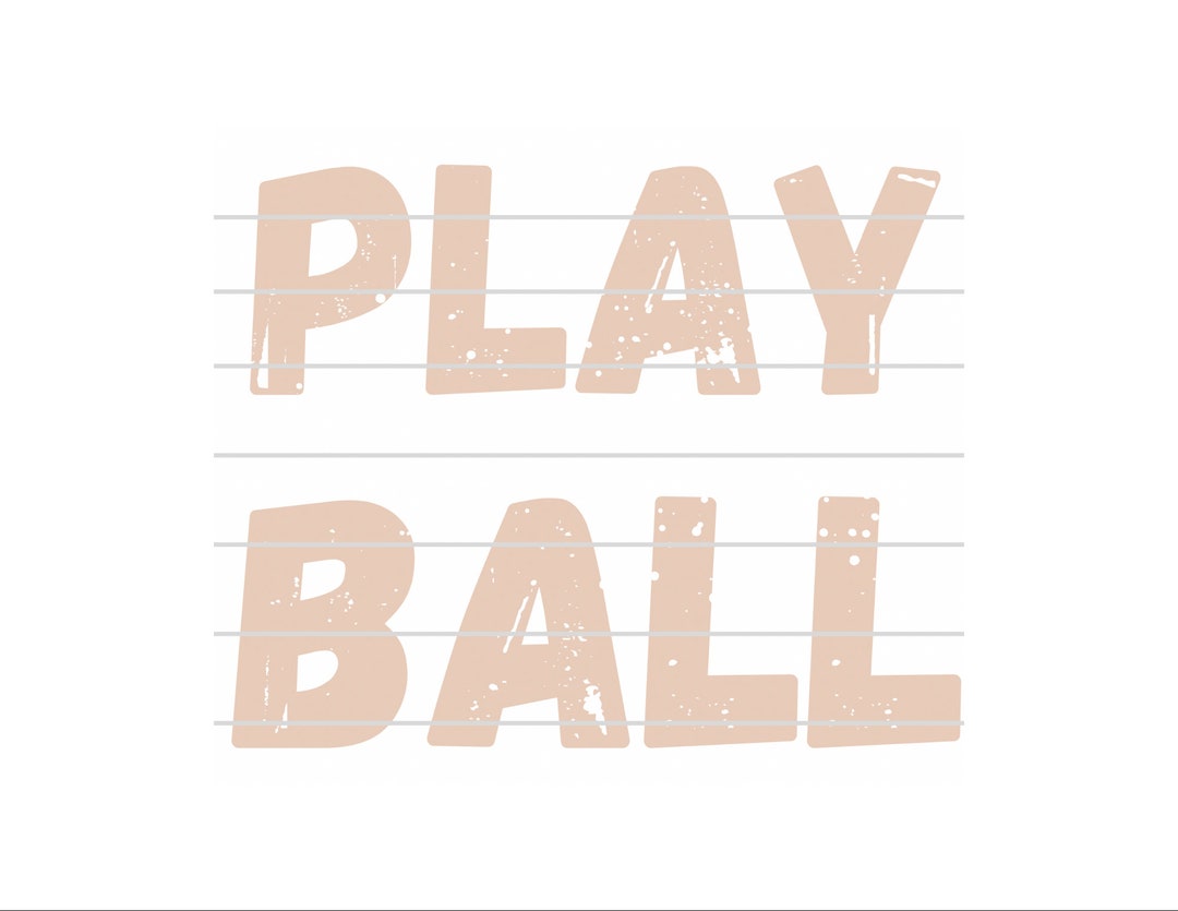 Play Ball Png - Etsy